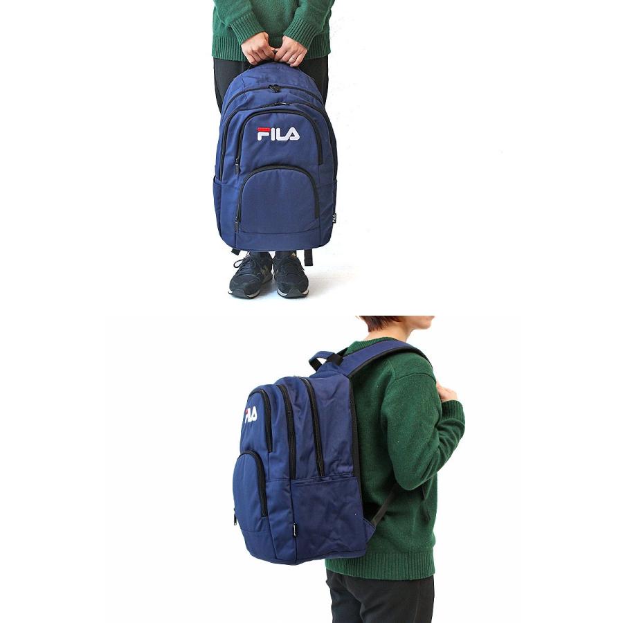 FILA フィラ ラウンド デイパック リュックサック 26L A4サイズ 7556 通学 正規品 プレゼント ロゴ 刺繍 : 東西南北屋 - 通販 - Yahoo!ショッピング