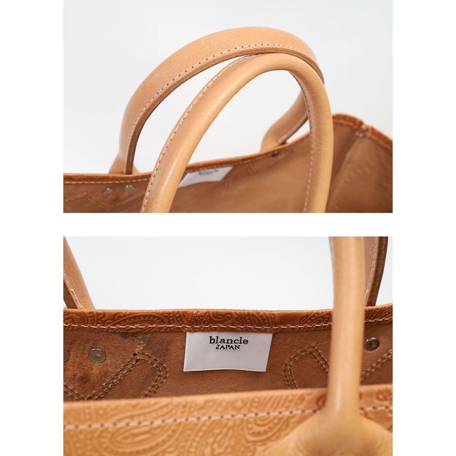 ブランクレ トートバッグ ペーズリー blancle PAISLEY CLASSIC TOTE M bc1052 レザートート 日本製 ...