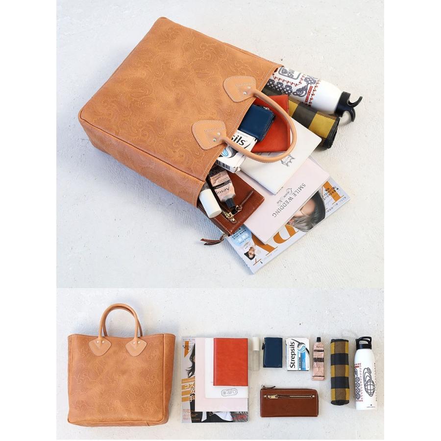 ブランクレ トートバッグ ペーズリー blancle PAISLEY CLASSIC TOTE M bc1052 レザートート 日本製 ...