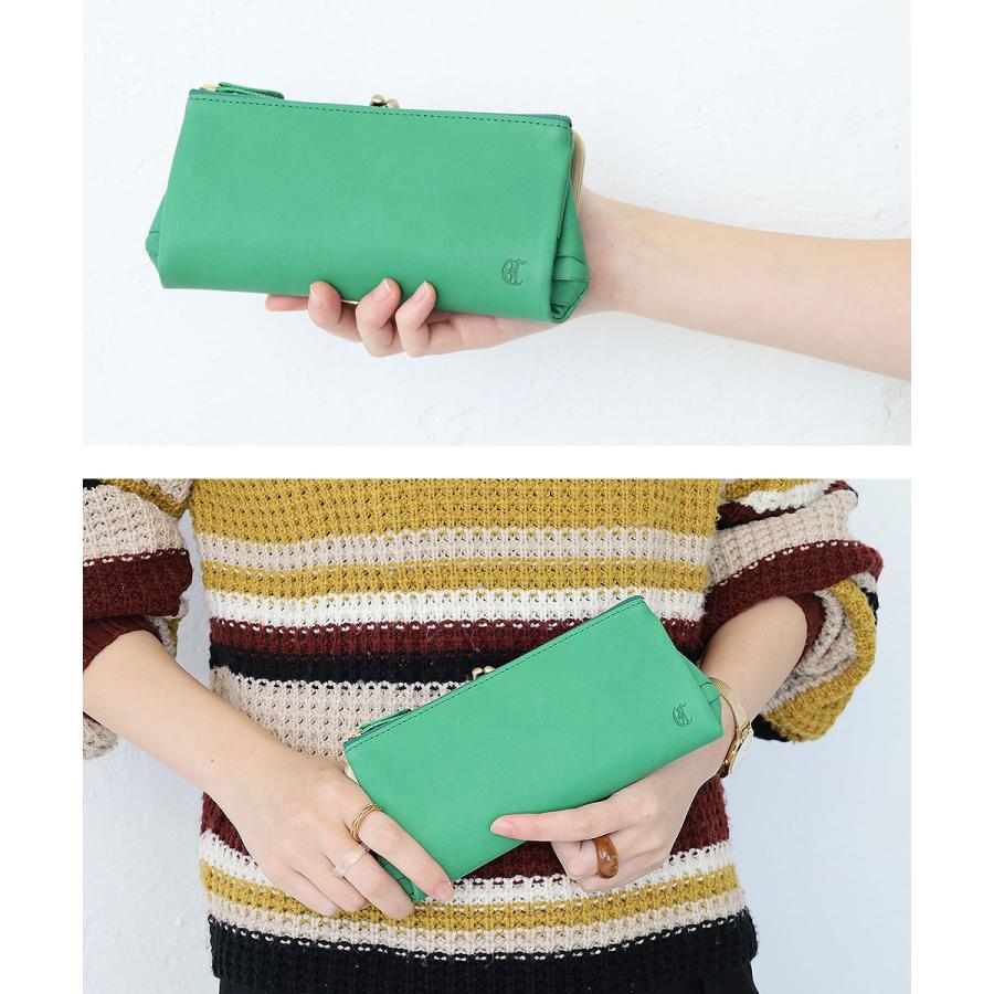 CLEDRAN（クレドラン） CLEDRAN VIF DROP PURSE LONG WALLET がま口長財布 cl3639 ヴィフ ...