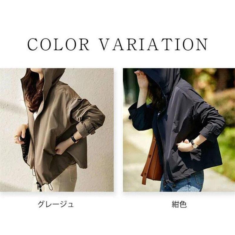 撥水 マウンテンパーカー レディース 春秋 モッズコート ジャケット スプリングコート ブルゾン フード付き キャンディー袖 パーカー アウター 春 : 暮らしの生活館 - 通販 ...