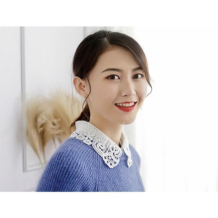 付け襟 レディース つけ襟 2type 無地 単色 付け衿 レース ブラウス シャツ 重ね着風 レイヤード フェイクカラー エレガント : 暮らしの生活館 - 通販 - Yahoo!ショッピング