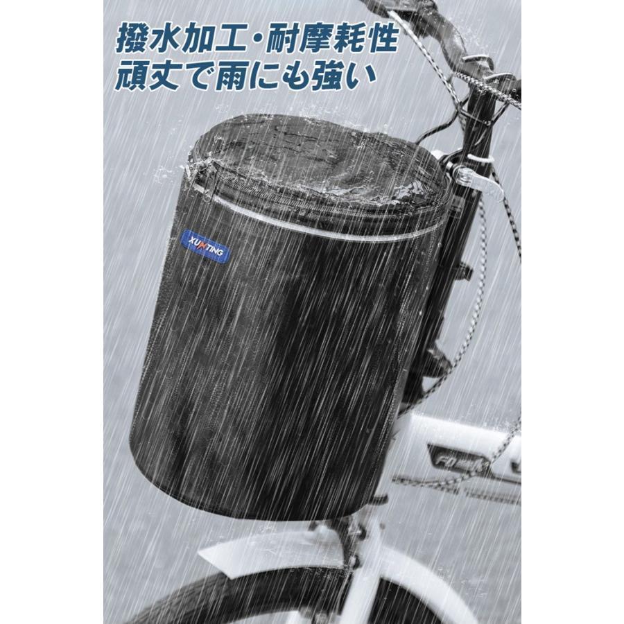 フロントバッグ 自転車カゴ ハンドルバッグ バスケット 折りたたみ式 取り外し可能 収納 バッグ 大容量 撥水 蓋付き : x-240523-f763 : 暮らしの生活館 - 通販 ...