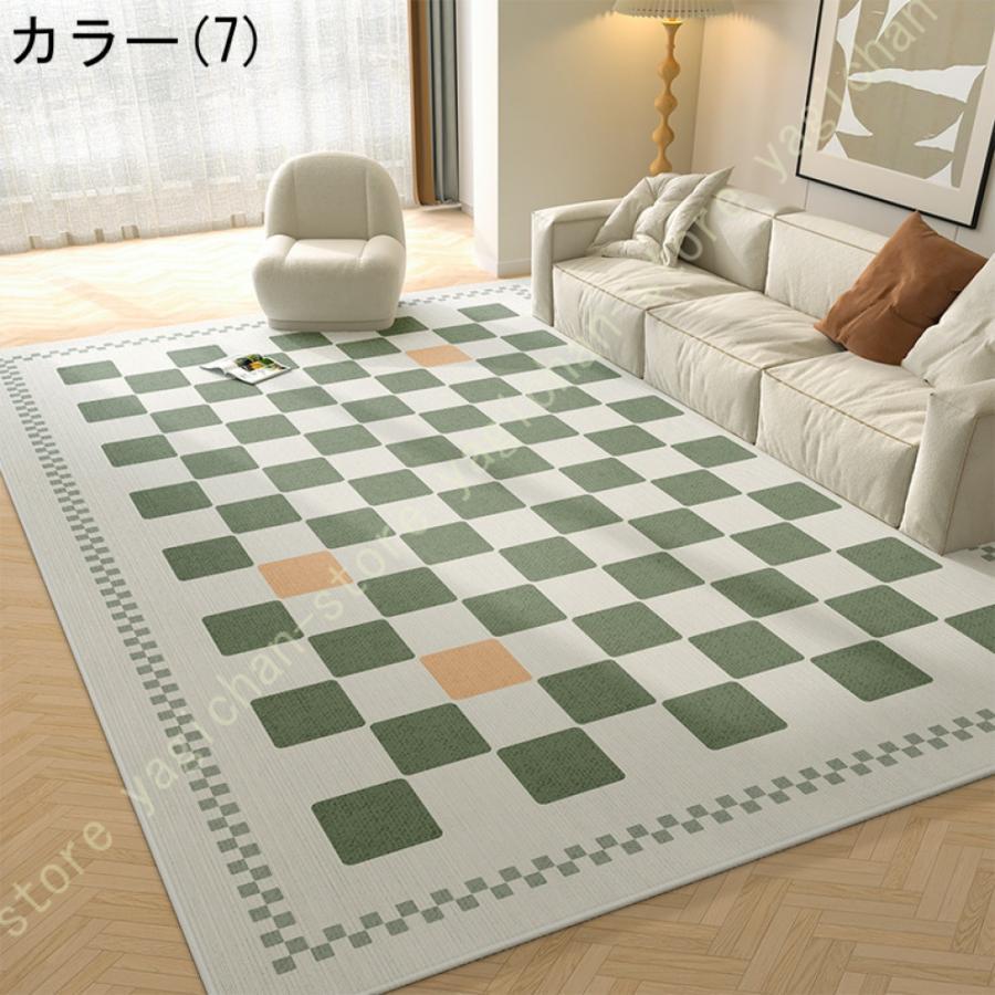 ラグ 洗える ラグマット 滑り止め カーペット リビング 幾何学模様 北欧 モダン 玄関マット おしゃれ じゅうたん かわいい 抽象ラグ 長方形 夏 冬 : 暮らしの生活館 - 通販 ...