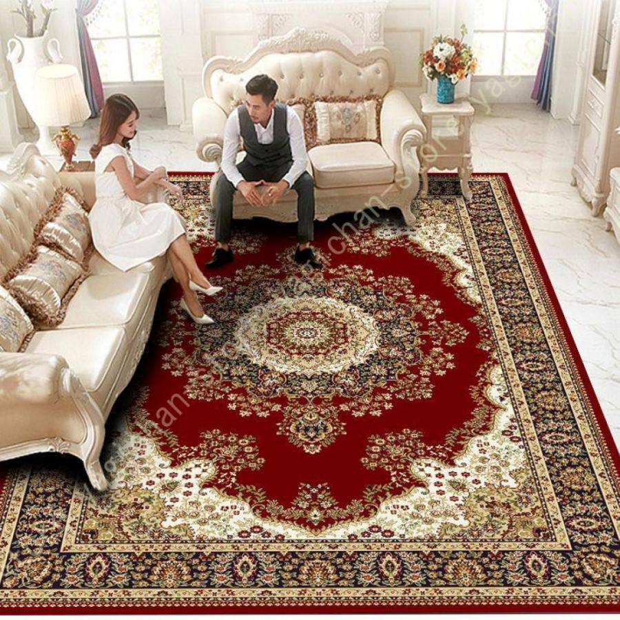 玄関マット ペルシャカーペット 柄 室内 北欧 ラグマット 屋内 紺 グレー ヨーロピアン カーペット ラグ 洗える おしゃれ ヴィンテージ 柄 ボヘミアンデザイン : x-240531 ...