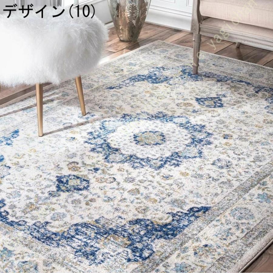 ラグ ペルシャ風 カーペット 2畳 3畳 北欧 ペルシャ柄 ヴィンテージ柄 レトロ じゅうたん リビング ホットカーペット対応 絨毯 じゅうたん 床暖房OK : x-240531-dt235 ...