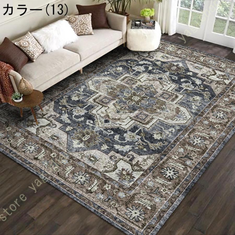 ラグマット 幾何学 ラグ マット 敷物 リビング じゅうたん 絨毯 カーペット キリム柄 アジアン エスニック 長方形 オールシーズン おしゃれ シンプル : x-240531-dt490 ...