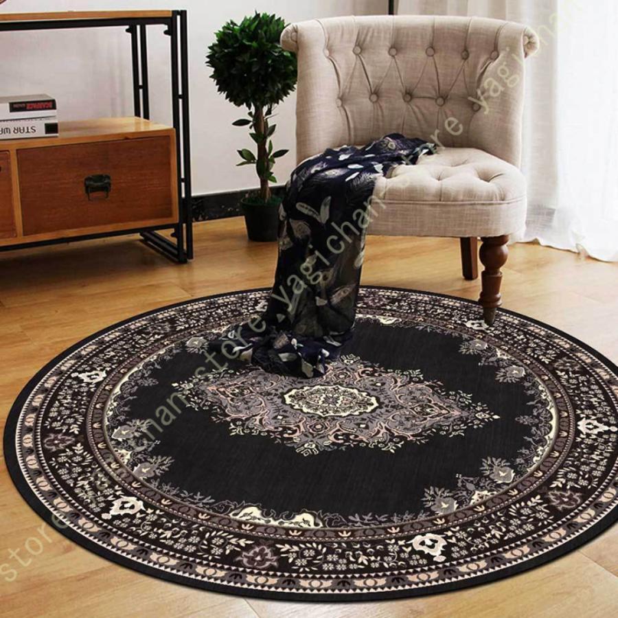 ラグ 洗える ペルシャ風 薄手 正方形 円形 2畳 3畳 ラグマット カーペット おしゃれ ウォッシャブル 滑り止め付き 年中 オリエンタル柄 手洗いOK 絨毯 : 暮らしの生活館 - 通販 ...