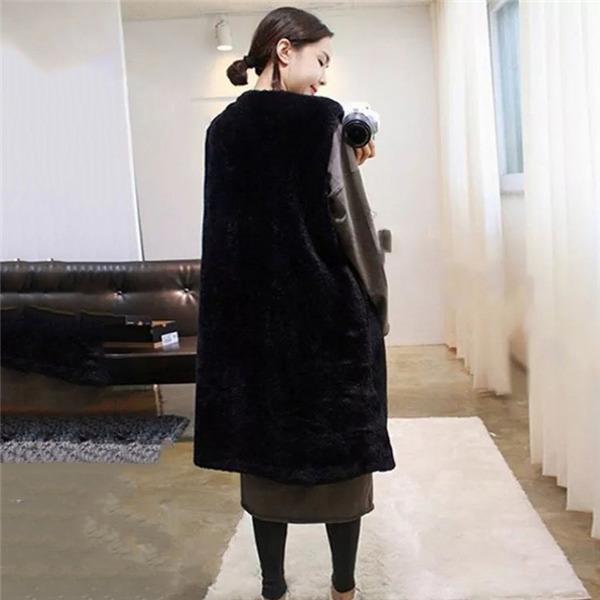 ファーベスト レディース ジレベスト ファーコート ブルゾン 毛皮ベスト ボア ロング丈 ノースリーブ 寒さ対策 アウター 無地 柔らかい ふわふわ : 暮らしの生活館 - 通販 ...