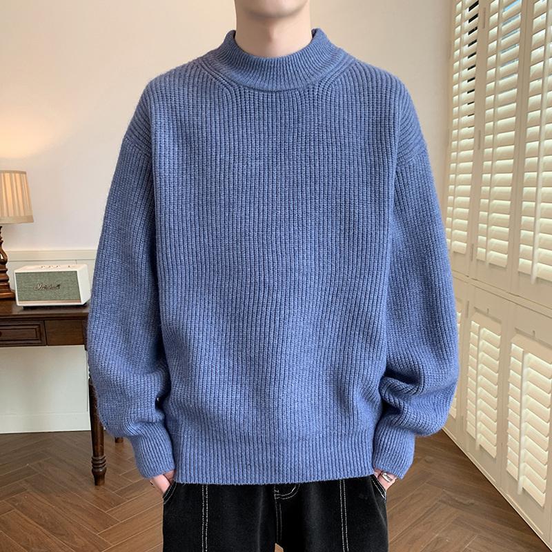 ニット メンズ セーター ラウンドネック アウター ゆったり 秋冬 カジュアル 上品 暖かい 無地 通勤 ビジネス 高級感 厚手 快適 新作 通気性 : x-240531-nz14 : 暮らし ...