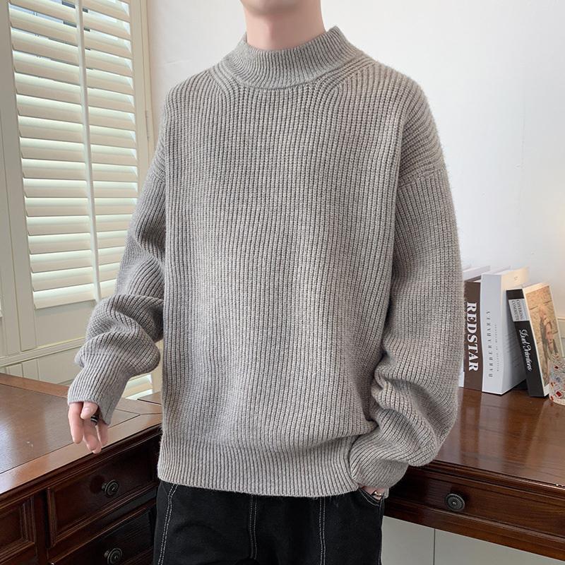 ニット メンズ セーター ラウンドネック アウター ゆったり 秋冬 カジュアル 上品 暖かい 無地 通勤 ビジネス 高級感 厚手 快適 新作 通気性 : x-240531-nz14 : 暮らし ...