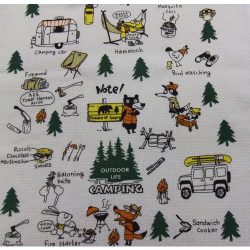 今治タオル 今治の手ぬぐいタオル てぬぐいたおる（キャンプ） 布ごよみ ギフト 日本製 : 日本ものこと百貨 - 通販 - Yahoo!ショッピング