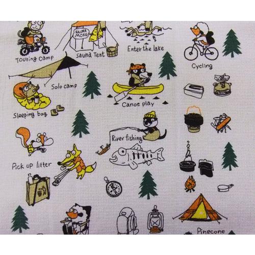 今治タオル 今治の手ぬぐいタオル てぬぐいたおる（キャンプ） 布ごよみ ギフト 日本製 : 日本ものこと百貨 - 通販 - Yahoo!ショッピング