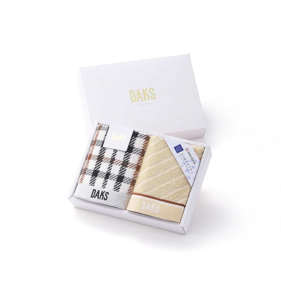 DAKS タオル 名入れ 刺繍 NEWハウスチェック タオルギフト (ウォッシュタオル×2) ギフト プレゼント お祝い タオル美術館 公式 のし対応 入園 入学 新生活 : タオル美術館 ...