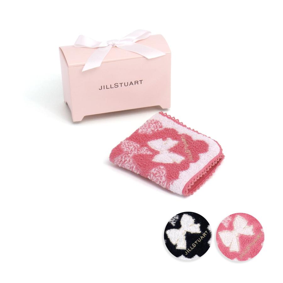 JILL STUART タオル 名入れ 刺繍 JILLSTUART ジルスチュアート リボンBOX入り リボンピコ タオルハンカチ ギフト プレゼント お祝い タオル美術館 公式 のし対応 ...