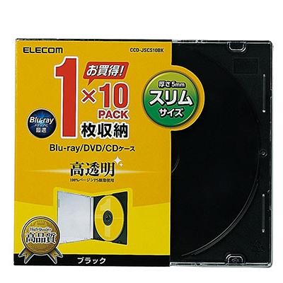 ELECOM CD/DVDスリムケース(10パック)/ブラック Accessories : タワーレコード Yahoo!店 - 通販 - Yahoo!ショッピング