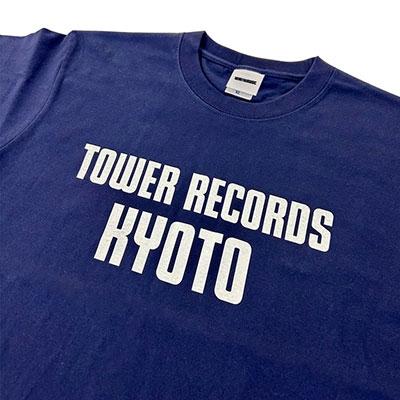 TOWER RECORDS（タワーレコード） TOWER RECORDS KYOTO T-shirt ネイビー XLサイズ Apparel ...