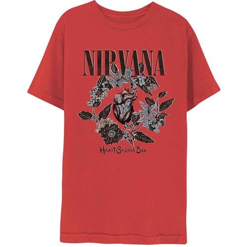 Nirvana NIRVANA Heart Shape Box (Red) Tシャツ L Apparel : タワーレコード Yahoo!店 - 通販 - Yahoo!ショッピング