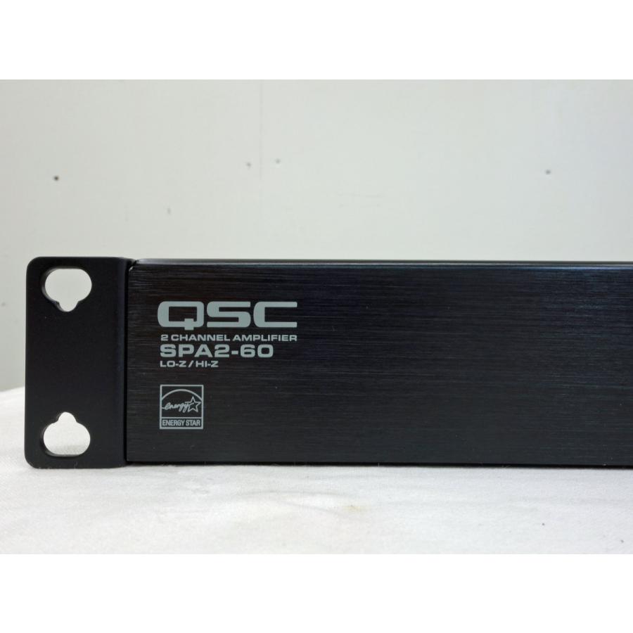 送料無料 音響特機 QSC パワーアンプ SPA2-60 ハーフラックサイズ 設備向け STARアンプ : 日本ホーエイ タウンショップ ...