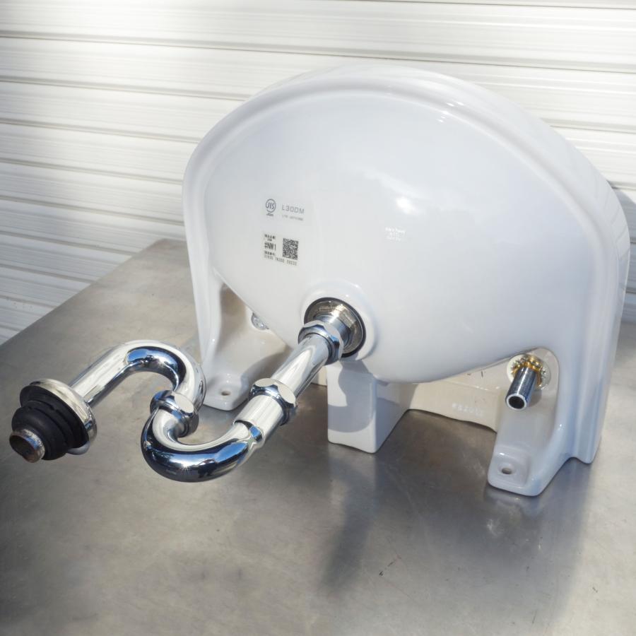 TOTO 送料無料 壁掛 手洗器 L30DM ホワイト ＃NW1 水栓 せっけん入れ 店舗 飲食店 : 日本ホーエイ タウンショップ - 通販 ...