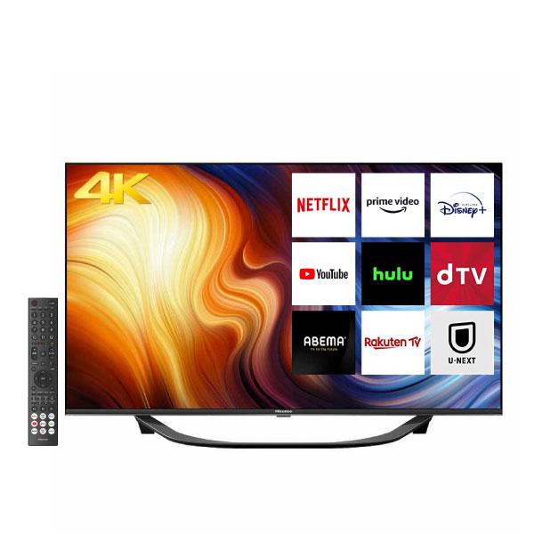 【★大感謝セール】 He 43U7H VOD対応 4K液晶テレビ 43V型 ネット動画視聴 USBハードディスク録画対応 Wチューナー 3年保証 地上波 BS/CS 4Kチューナー内蔵 ...