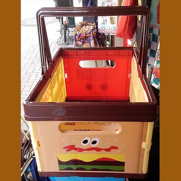 BURGER CONX バーガーコンクス 折りたたみバスケット : トイバーガー ヤフーショッピング - 通販 - Yahoo!ショッピング