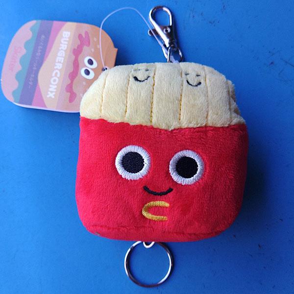 BURGER CONX バーガーコンクス リール付ぬいぐるみキーホルダー ポテト : トイバーガー ヤフーショッピング - 通販 ...