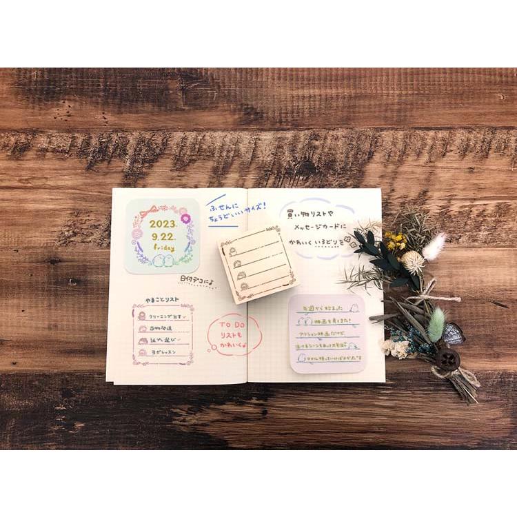 いろどりはんこ シマエナガ リース BEV-TSW-154 : bev7752412933 : 森のおもちゃ屋さん - 通販 - Yahoo!ショッピング