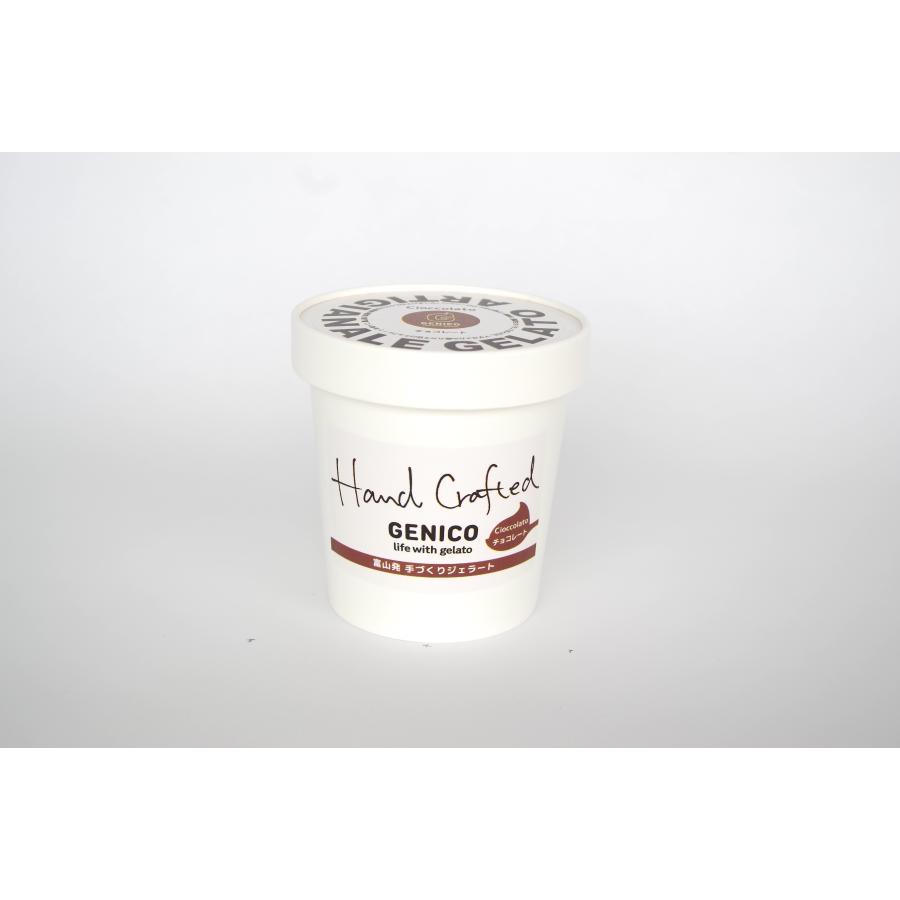 北陸発！手づくりジェラート GENICO TOYAMA HANDCRAFTED GELATO たっぷりパイント2種セット ミルク＆チョコレート ...