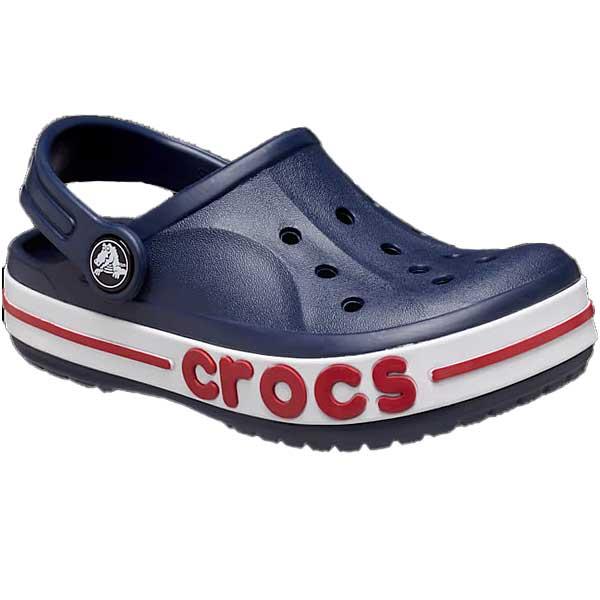 crocs Crocs クロックス KIDS' BAYABAND CLOG バヤバンド クロッグ キッズ Navy(410) 18-21cm ...