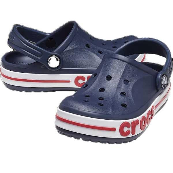 crocs Crocs クロックス KIDS' BAYABAND CLOG バヤバンド クロッグ キッズ Navy(410) 18-21cm ...