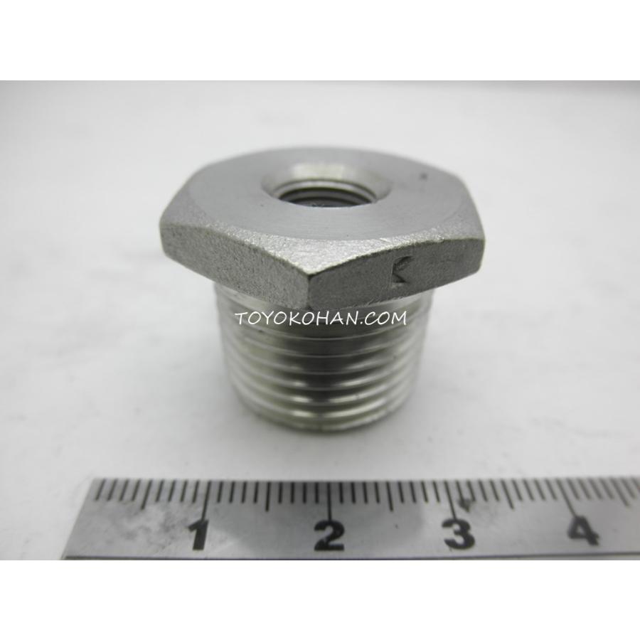 ステンレス 異形ブッシング 1/2X1/8 1個単価 在庫特価 【メール便 不可能】 :haikan-sus-bushing-1-2-1-8 ...