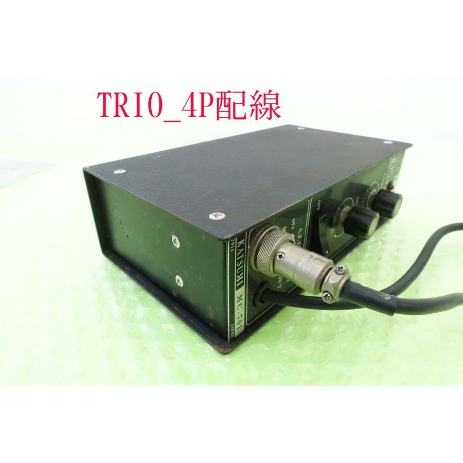 MC-701【KATUMI】MIC COMPRESSOR TRIO_4P配線 現状渡し品 : トヨムラ・太田店 - 通販 - Yahoo!ショッピング