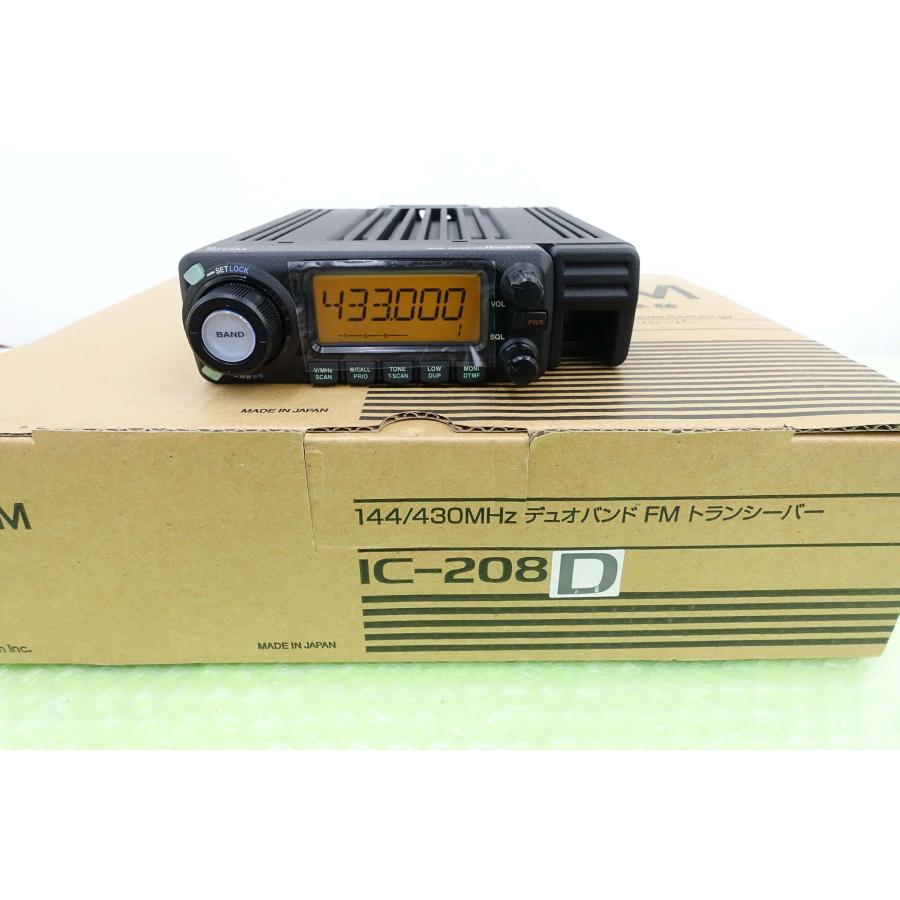 IC-208D【ICOM】144/430MHz(FM)50W 極上品 新スプリアス規制対応 おまけ付き : トヨムラ・太田店 - 通販 - Yahoo!ショッピング