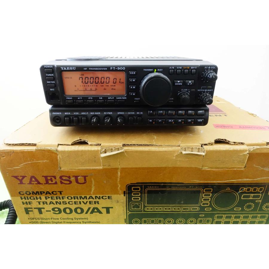 FT-900AT【YAESU】HF(オールモード)100W セパレート6Mケーブル付き 動作・美品 : トヨムラ・太田店 - 通販 - Yahoo!ショッピング