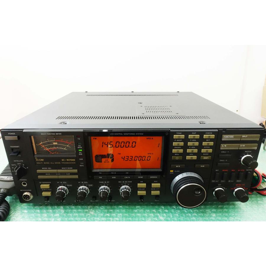 IC-970D【ICOM】144/430MHz(オールモード)45/40W 動作品・元箱付き : トヨムラ・太田店 - 通販 - Yahoo ...