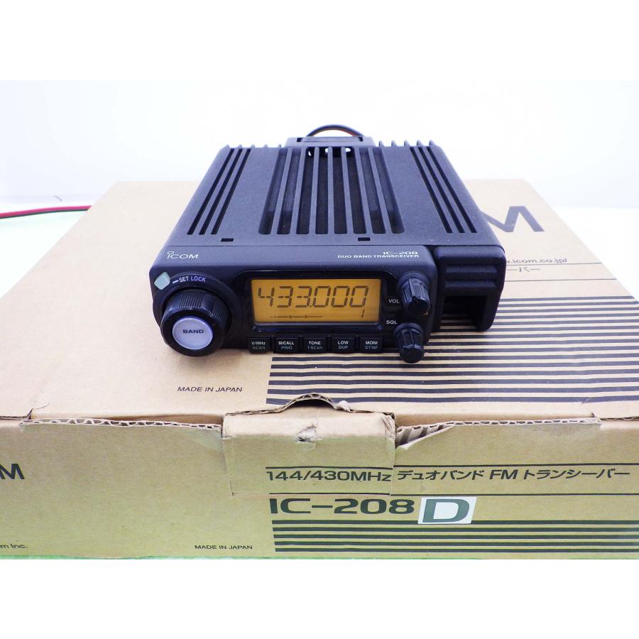 IC-208D【ICOM】144/430MHz(FM)50W 動作品 現状渡し品 : トヨムラ・太田店 - 通販 - Yahoo!ショッピング