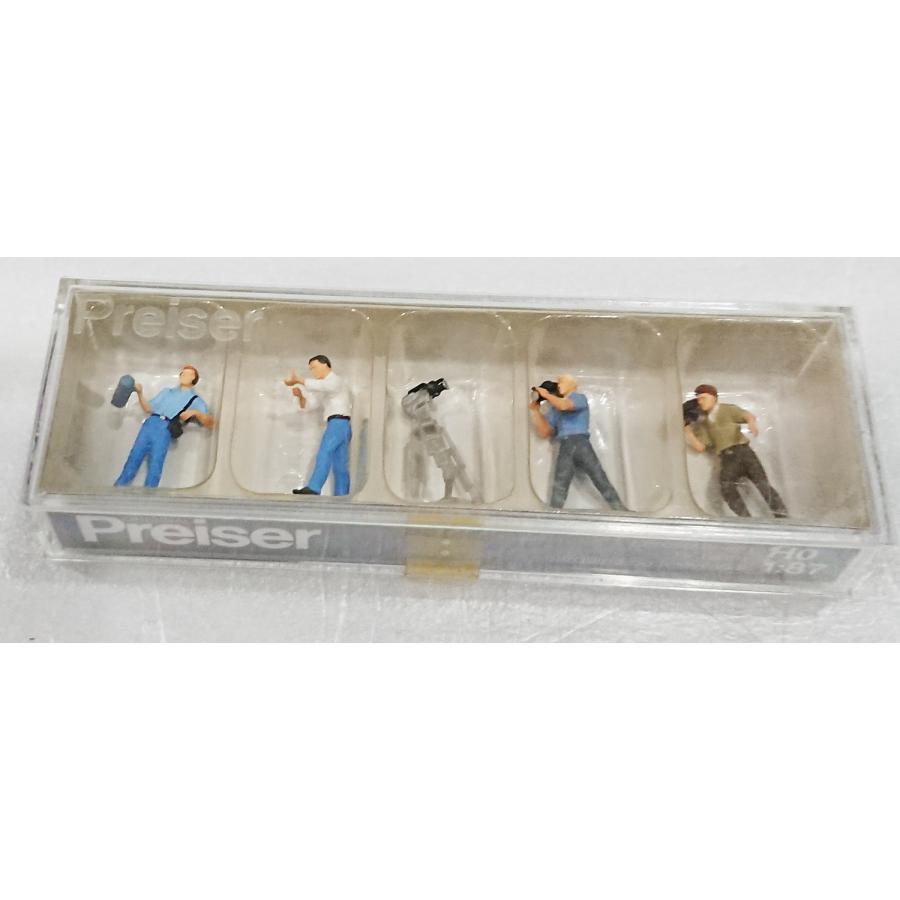 プライザー 10421 映画、テレビの撮影クルー Preiser 1/87スケール : トイパラストアYahoo!店 - 通販 - Yahoo!ショッピング