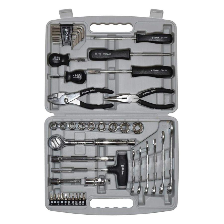 E-Value ガレージツールセット Jr. バイク・自動車メンテナンス用 45点組 ETS-45G :B0025KUICI:General Y’s本店 - 通販 - Yahoo!ショッピング