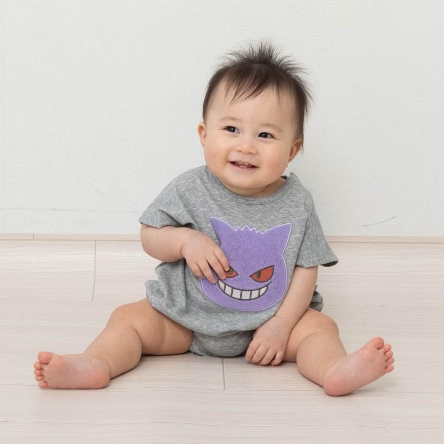 monpoke モンポケ 半袖ボディスーツ アップリケ ゲンガー 80cm : トイザらス・ベビーザらスヤフー店 - 通販 - Yahoo!ショッピング