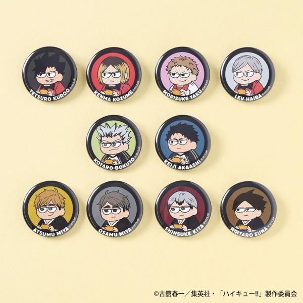 12月下旬発売予定 ハイキュー!!ジロリ 缶バッジ春高 1BOX/10個入り : トイスタジアム GOODバリュー! - 通販 - Yahoo!ショッピング