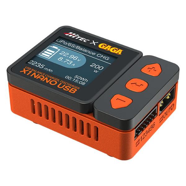 HiTEC X1 NANO USB Black Ver. USBバランス充・放電器 44343-BLK : 4573557709567 ...