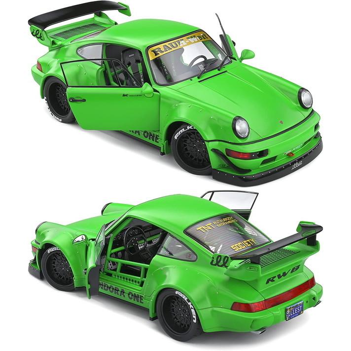 SOLIDO 1/18 ポルシェ 911 964 RWB "Pandora One" グリーン 完成品ダイキャストミニカー S1807502 ...