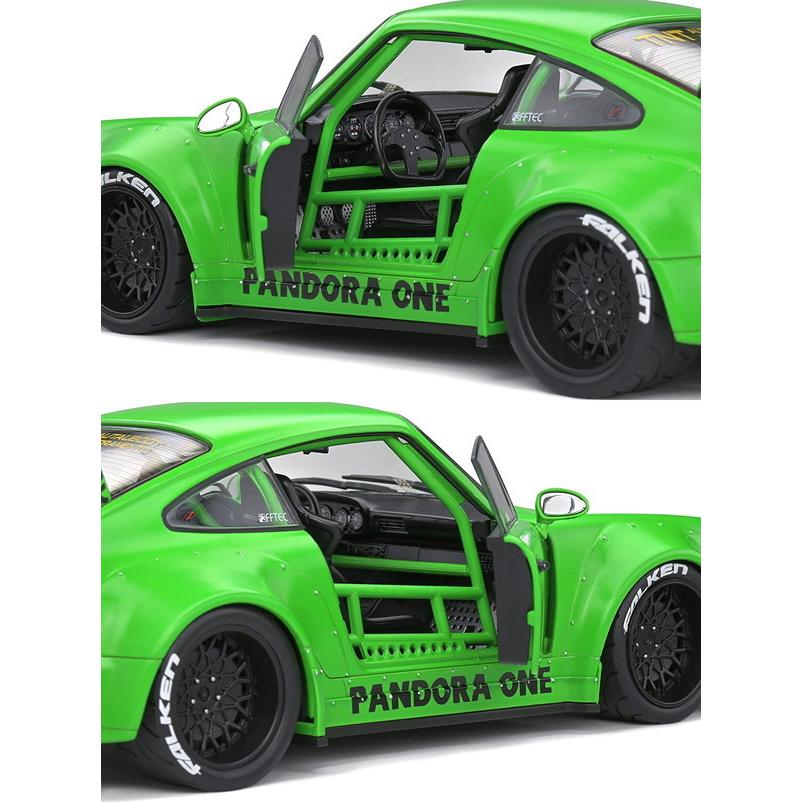 SOLIDO 1/18 ポルシェ 911 964 RWB "Pandora One" グリーン 完成品ダイキャストミニカー S1807502 ...
