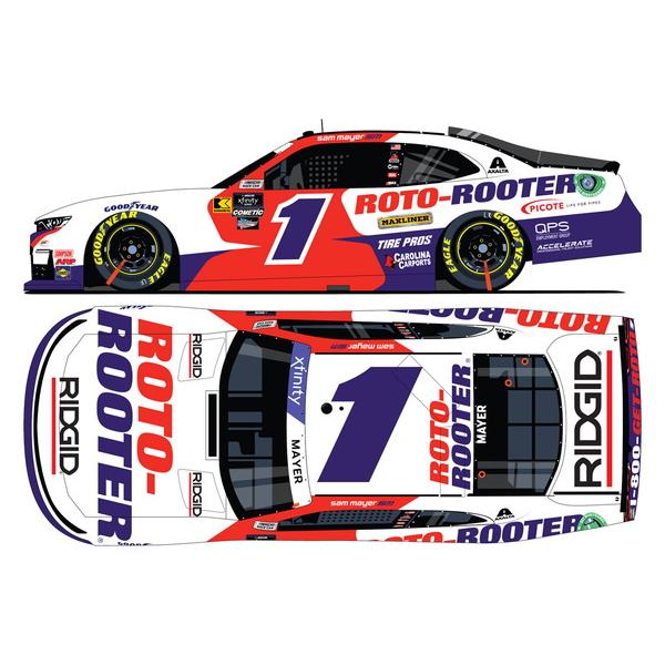 Lionel Racing 1/64 ROTO-ROOTER 2024 シボレー カマロ XF サム・メイヤー #1 完成品ダイキャスト ...