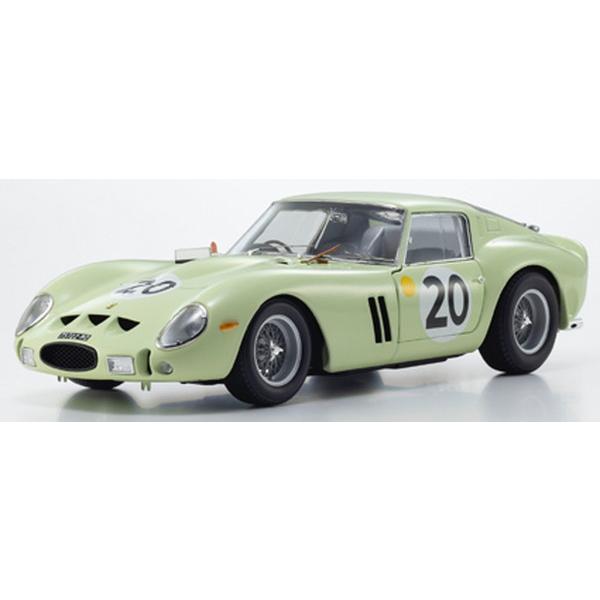 【8月発売予定】 京商オリジナル 1/18 フェラーリ 250GTO ル・マン 24h 3505GT 1962 #20 (ライトグリーン ...