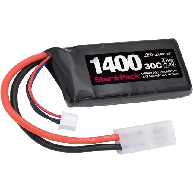 ジーフォース Star Pack LiPo 7.4V / 1400mAh 30C GFG201 日本正規品 リポバッテリー 送料無料 : トイ ...