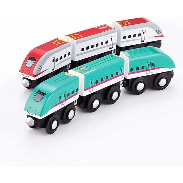 moku TRAIN E5系はやぶさ＆E6系こまち連結セット 送料無料 : トイスタジアムYahoo!店 - 通販 - Yahoo!ショッピング