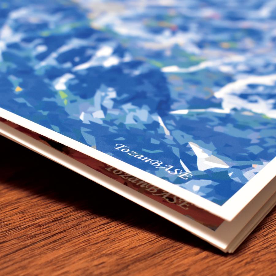 蝶が岳 ポスター A4 イラスト 山 登山 アウトドア 額なし : TozanBASE - 通販 - Yahoo!ショッピング