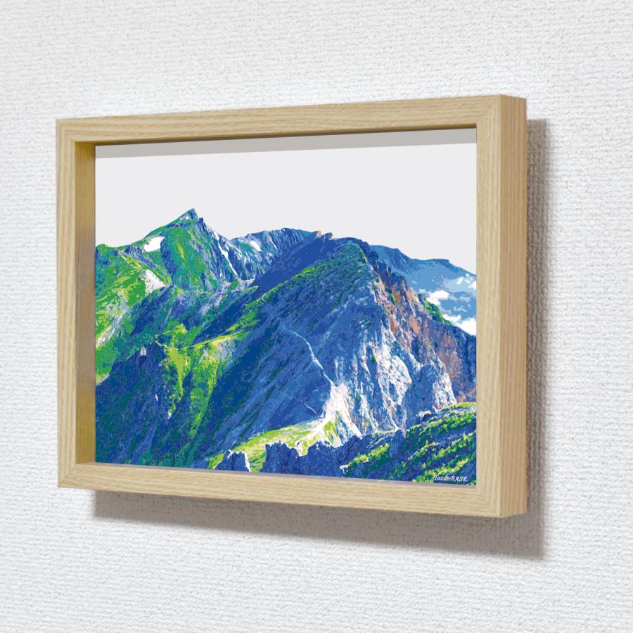 白馬岳 ポスター A4 イラスト 山 登山 アウトドア 額なし :art004:TozanBASE - 通販 - Yahoo!ショッピング